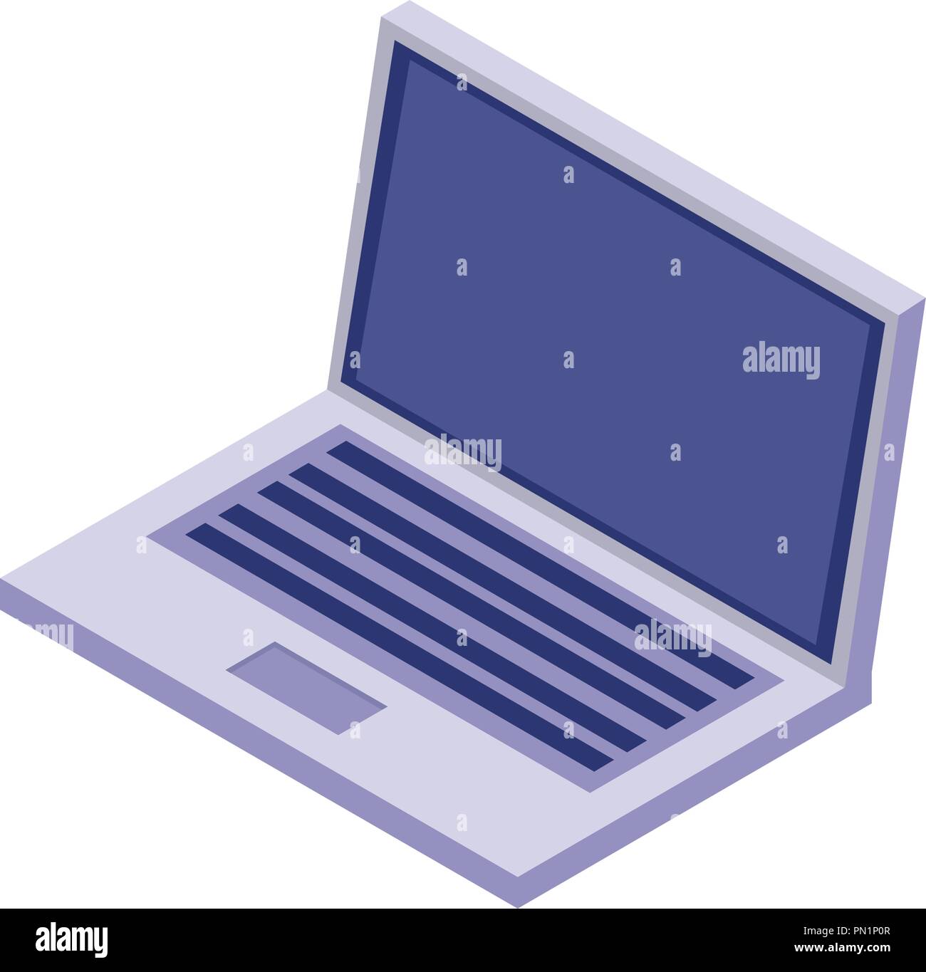 Laptop pc isometric Cut Out Stock Images & Pictures - Alamy