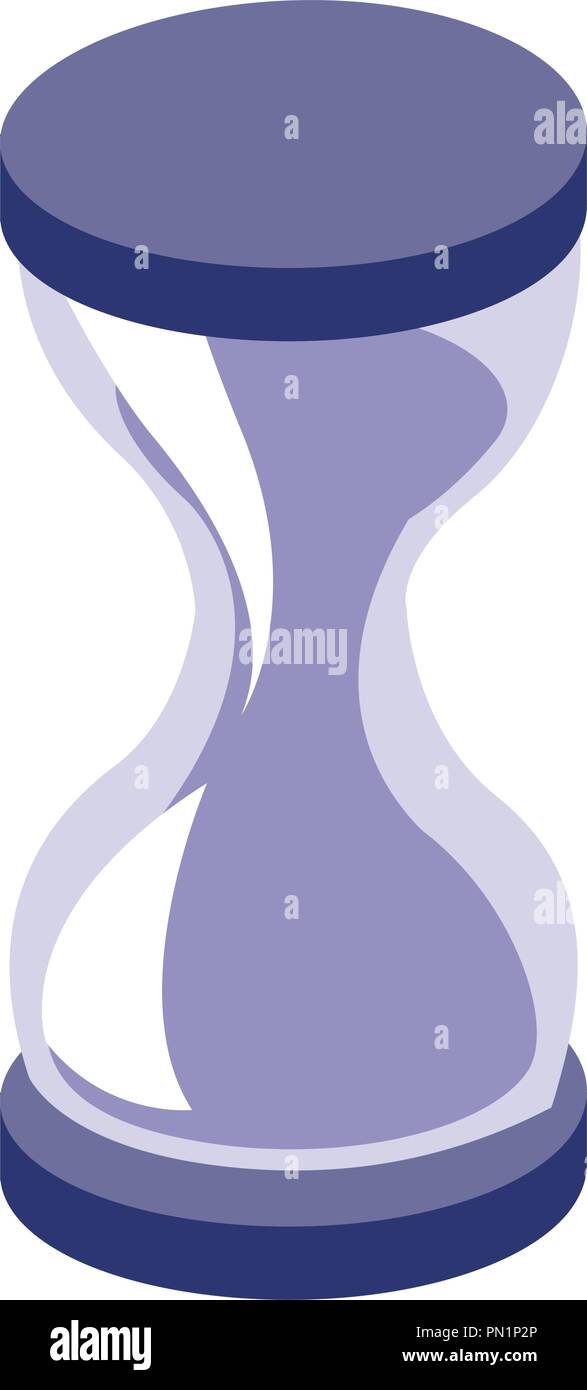 Hourglass isometric symbol Stock Vector Image & Art - Alamy