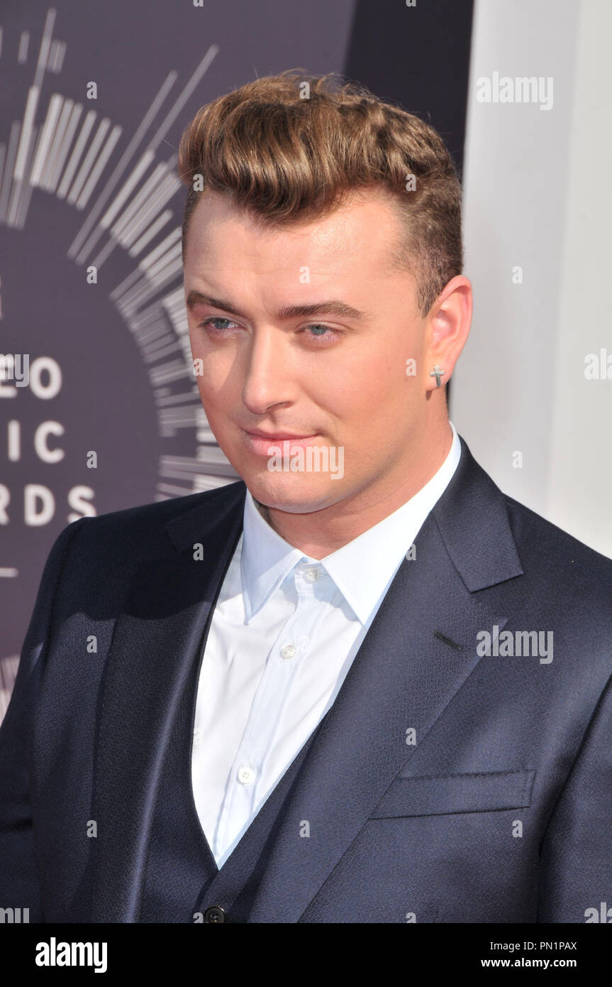 Sam Smith at the 2014 MTV Video Music Awards held at The Forum in ...