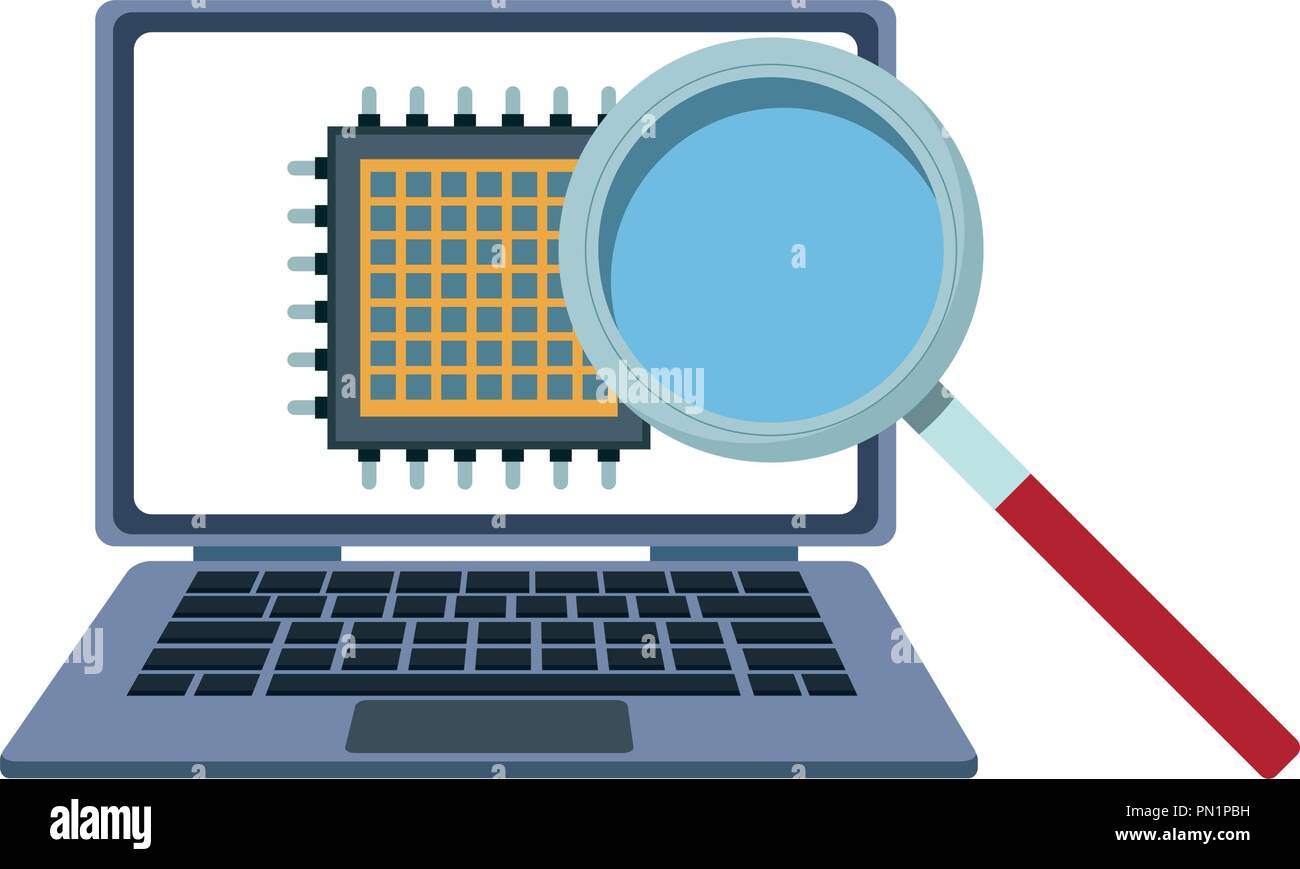 Laptop component Stock Vector Images - Alamy