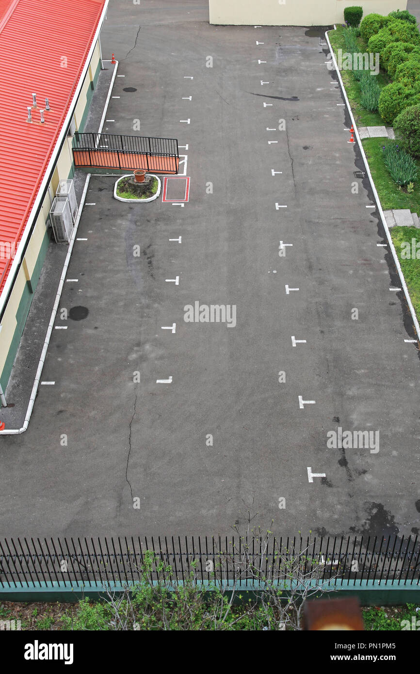 Paved area from above hi-res stock photography and images - Alamy