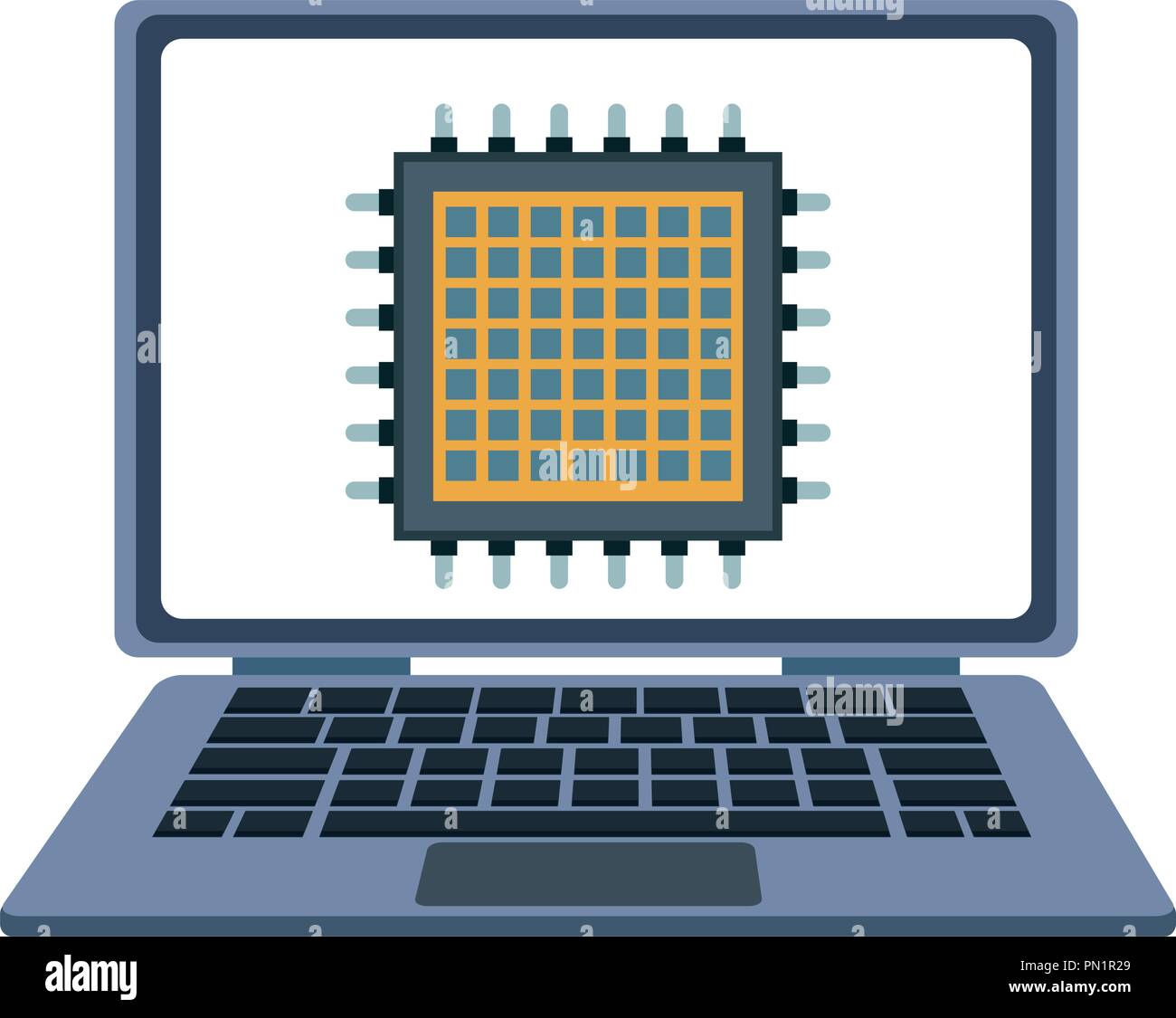 Laptop component Stock Vector Images - Alamy