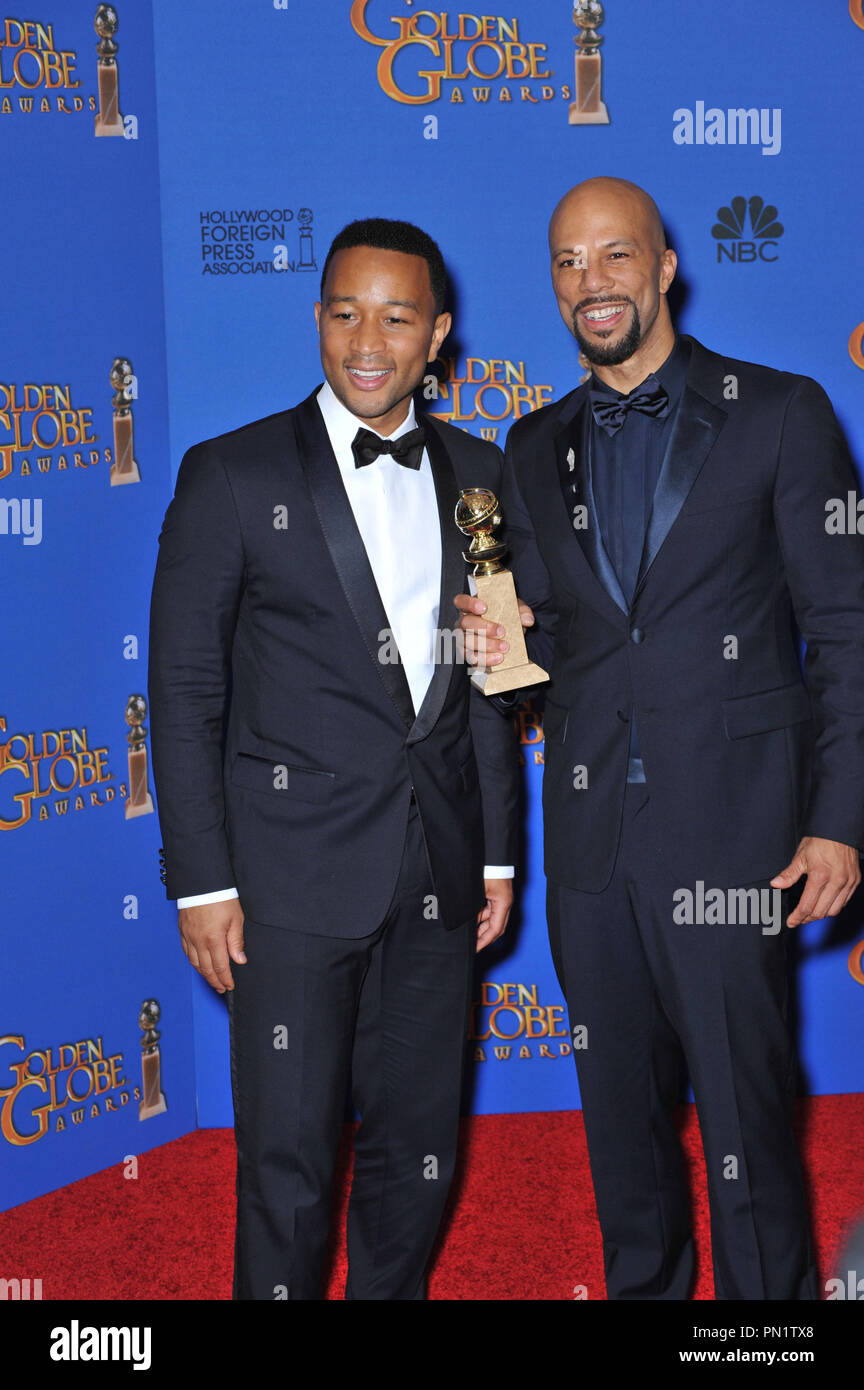 John Legend & Common at the 72nd Annual Golden Globe Awards at the ...