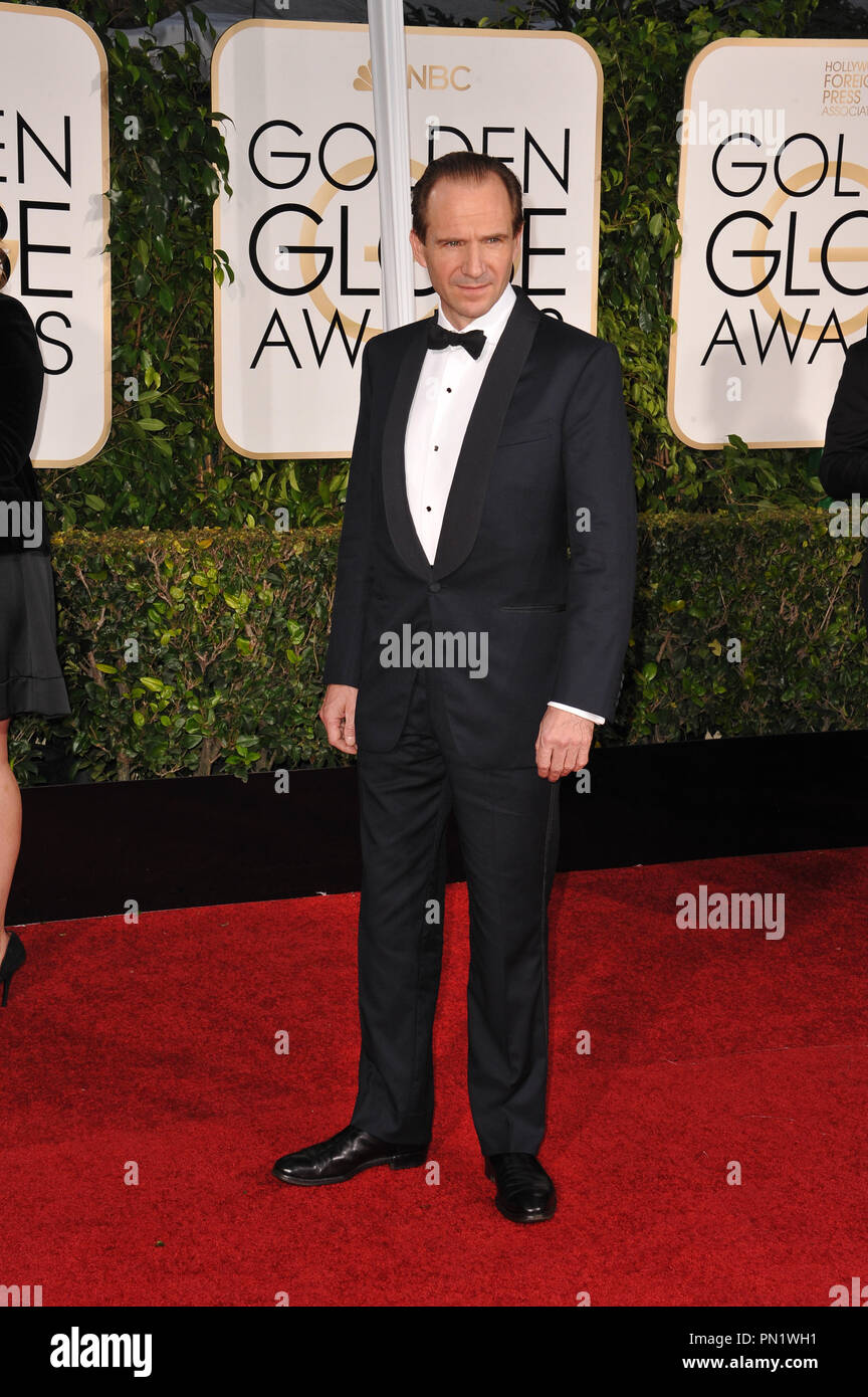 Ralph Feinnes at the 72nd Annual Golden Globe Awards at the Beverly ...