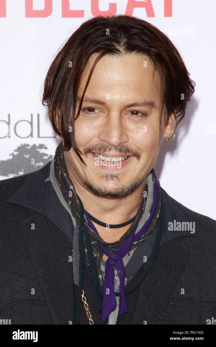 Johnny Depp at the Premiere of Lionsgate's "Mortdecai" held at the TCL ...