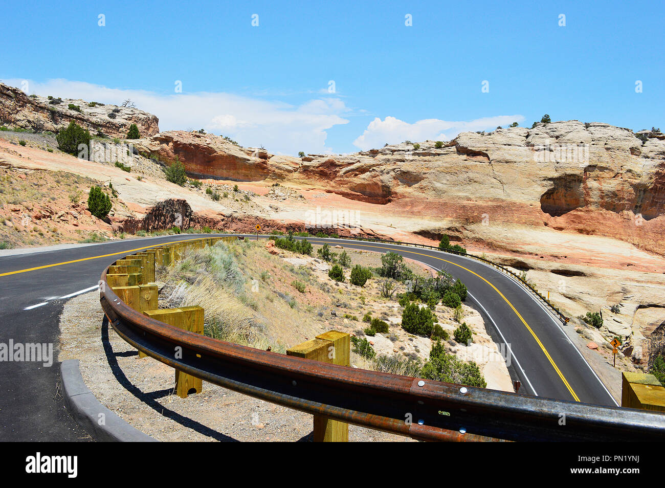 Car on colorado highway hi-res stock photography and images - Alamy