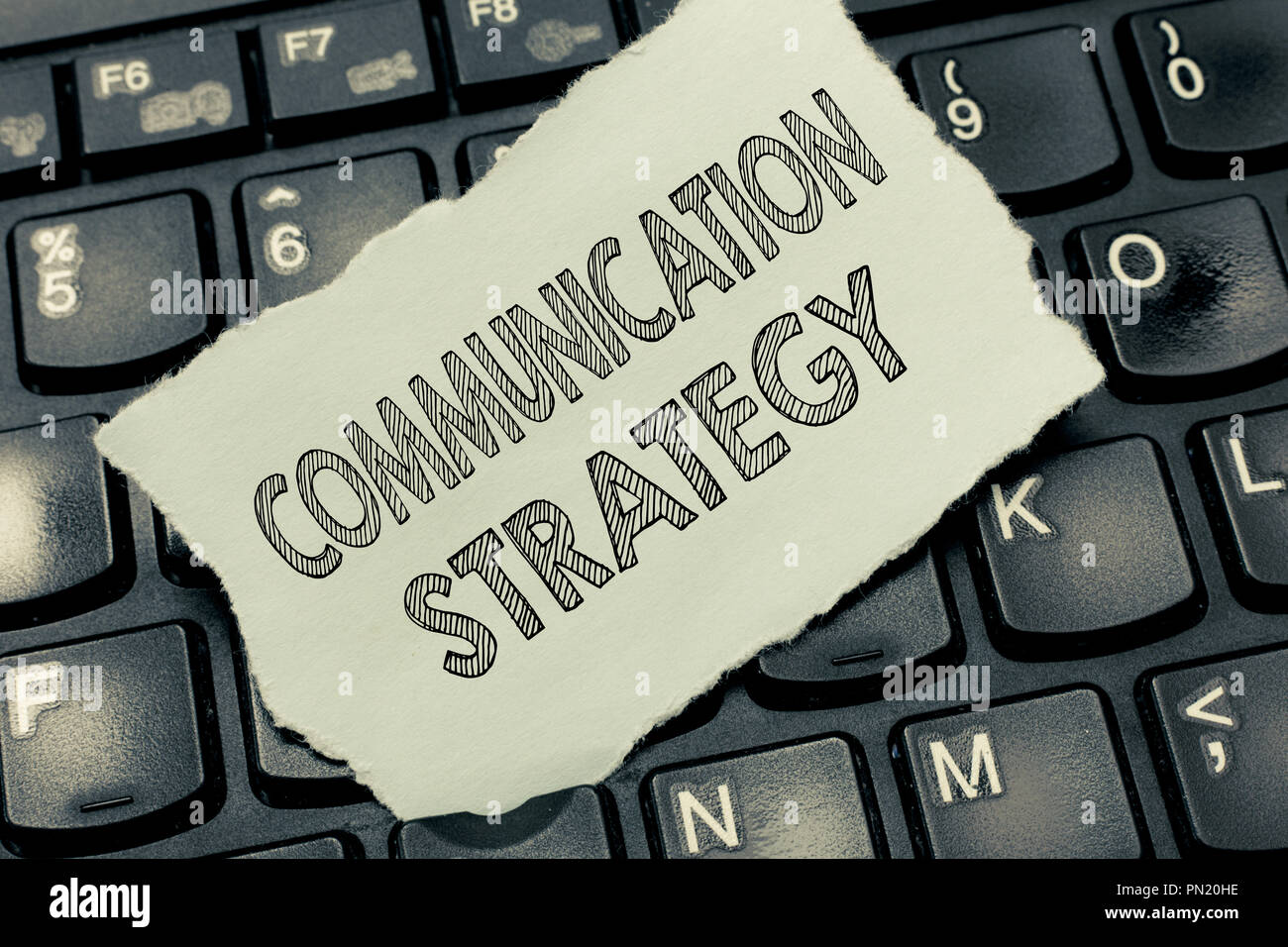 Conceptual hand writing showing Communication Strategy. Business photo ...