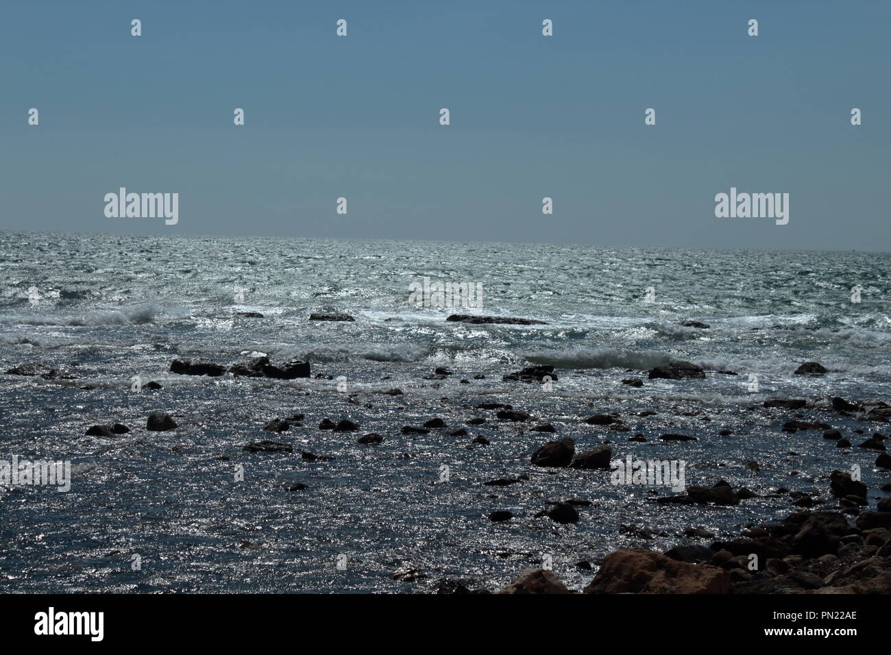 Caribbean sea water rocks hi-res stock photography and images - Alamy