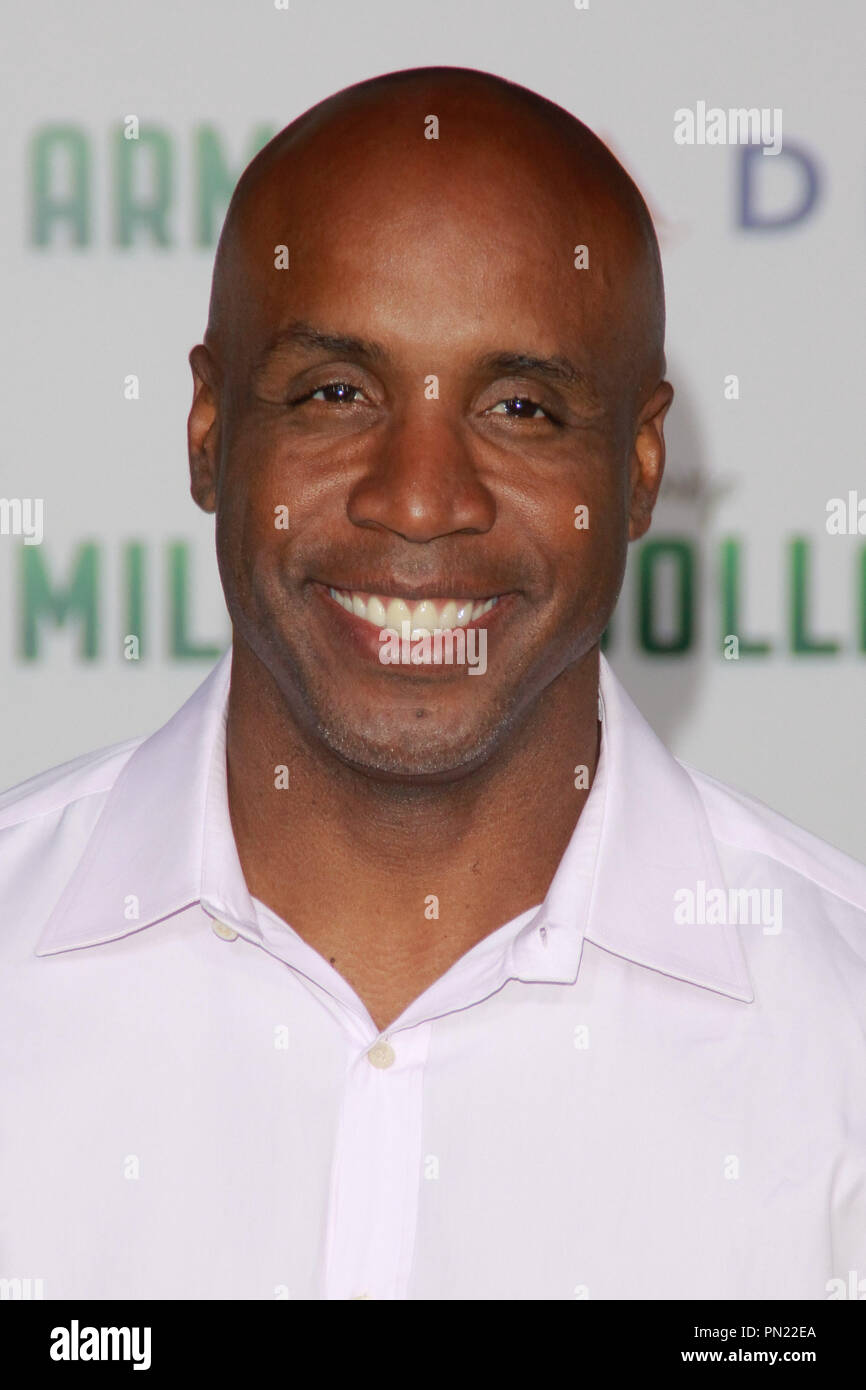 Barry Bonds at the world Premiere of Disney's "Million Dollar Arm ...