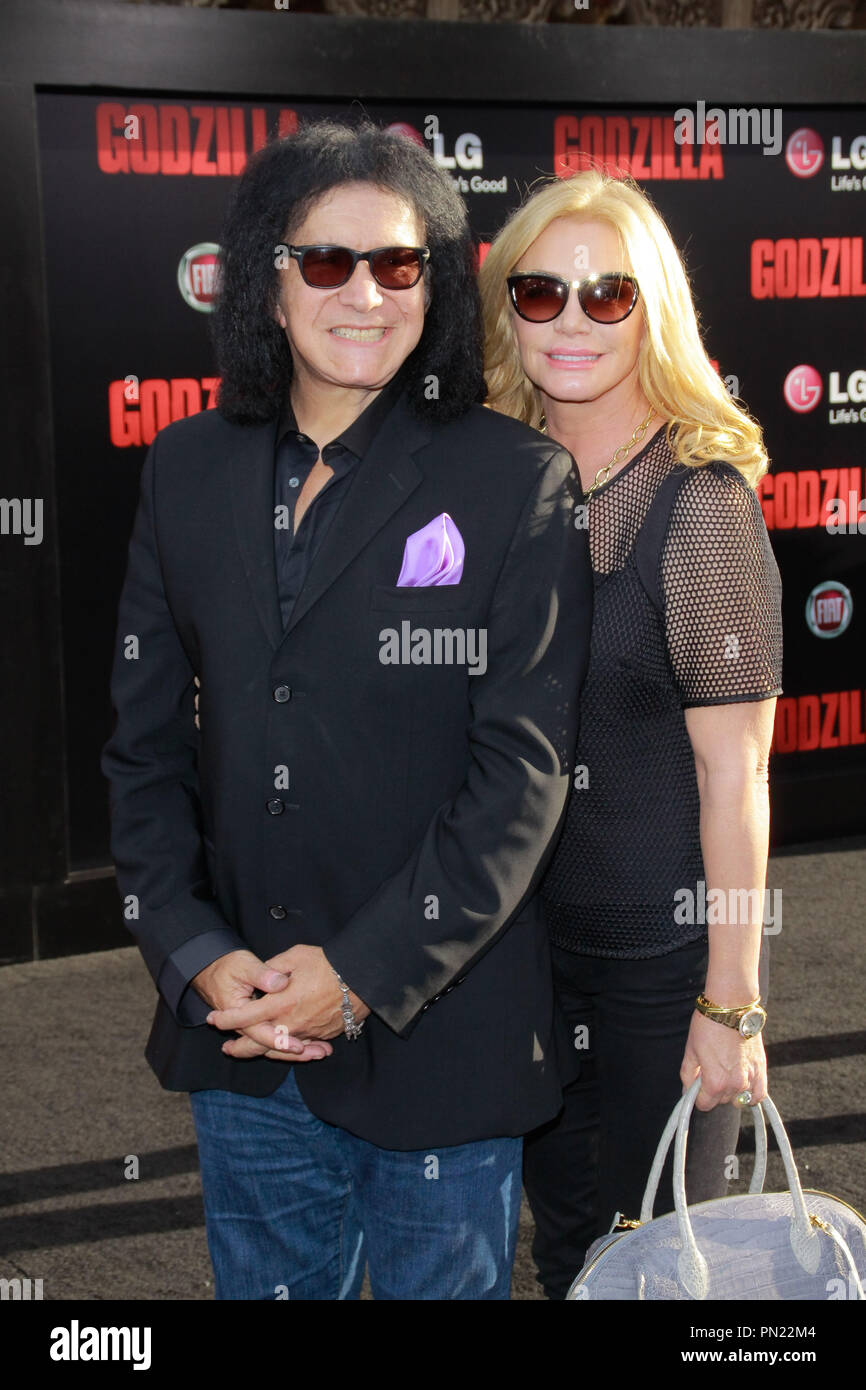 Gene Simmons and Shannon Tweed at the Warner Brothers Pictures' and ...