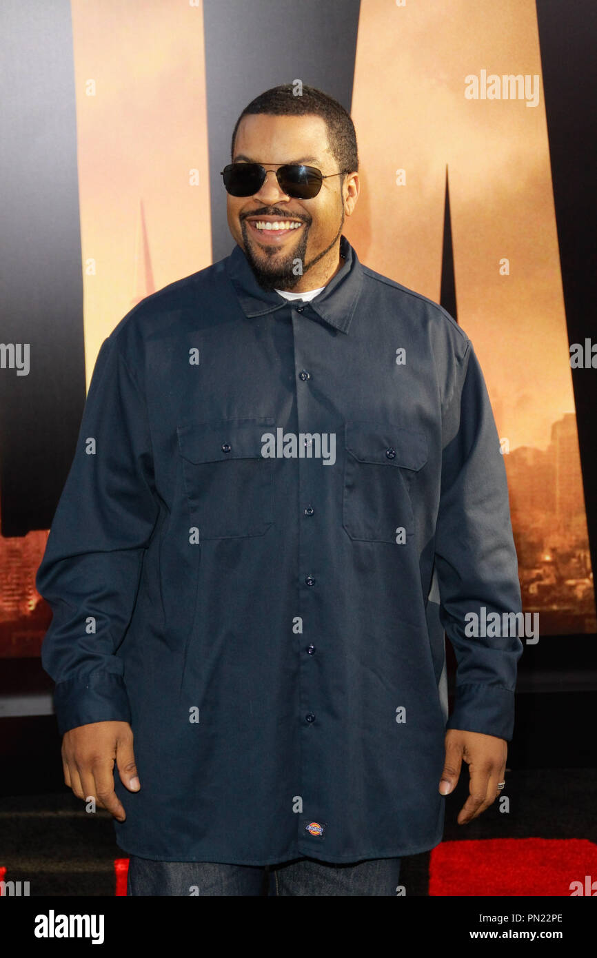 Ice Cube at the Warner Brothers Pictures' and Legendary Pictures ...