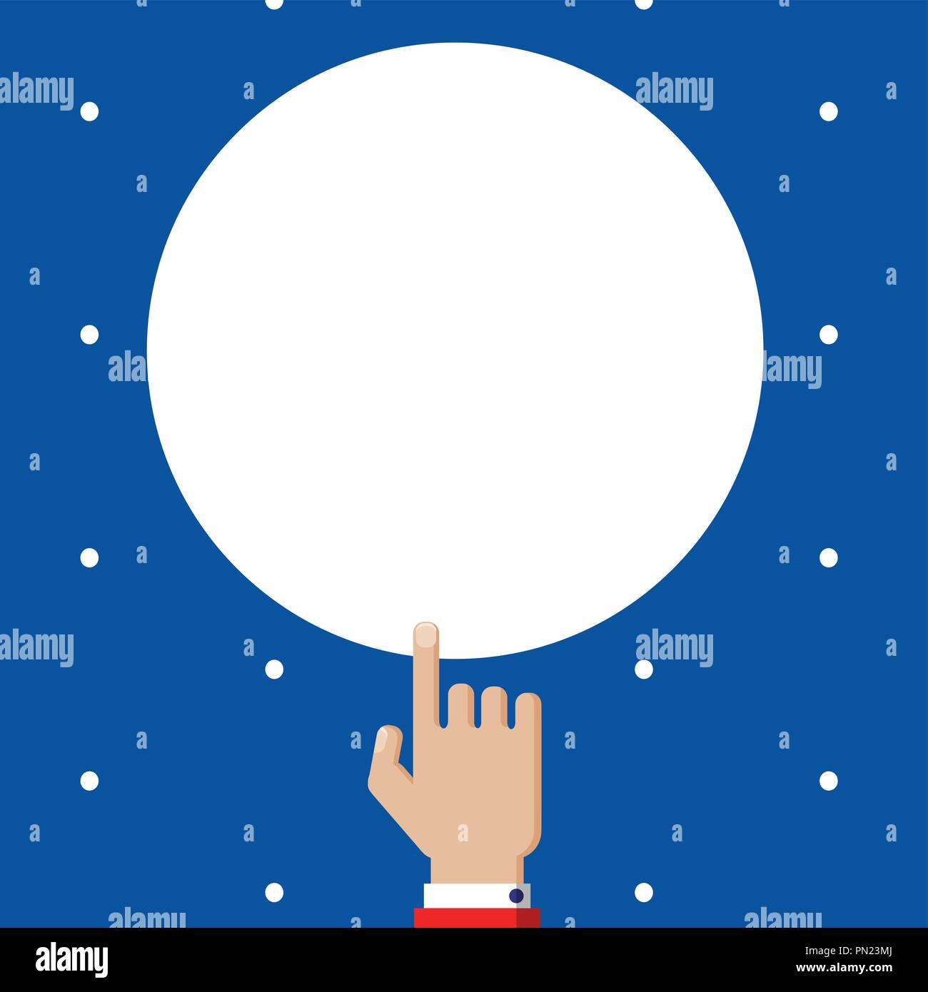 Flat design Vector Illustration Empty esp template copy text for Ad ...