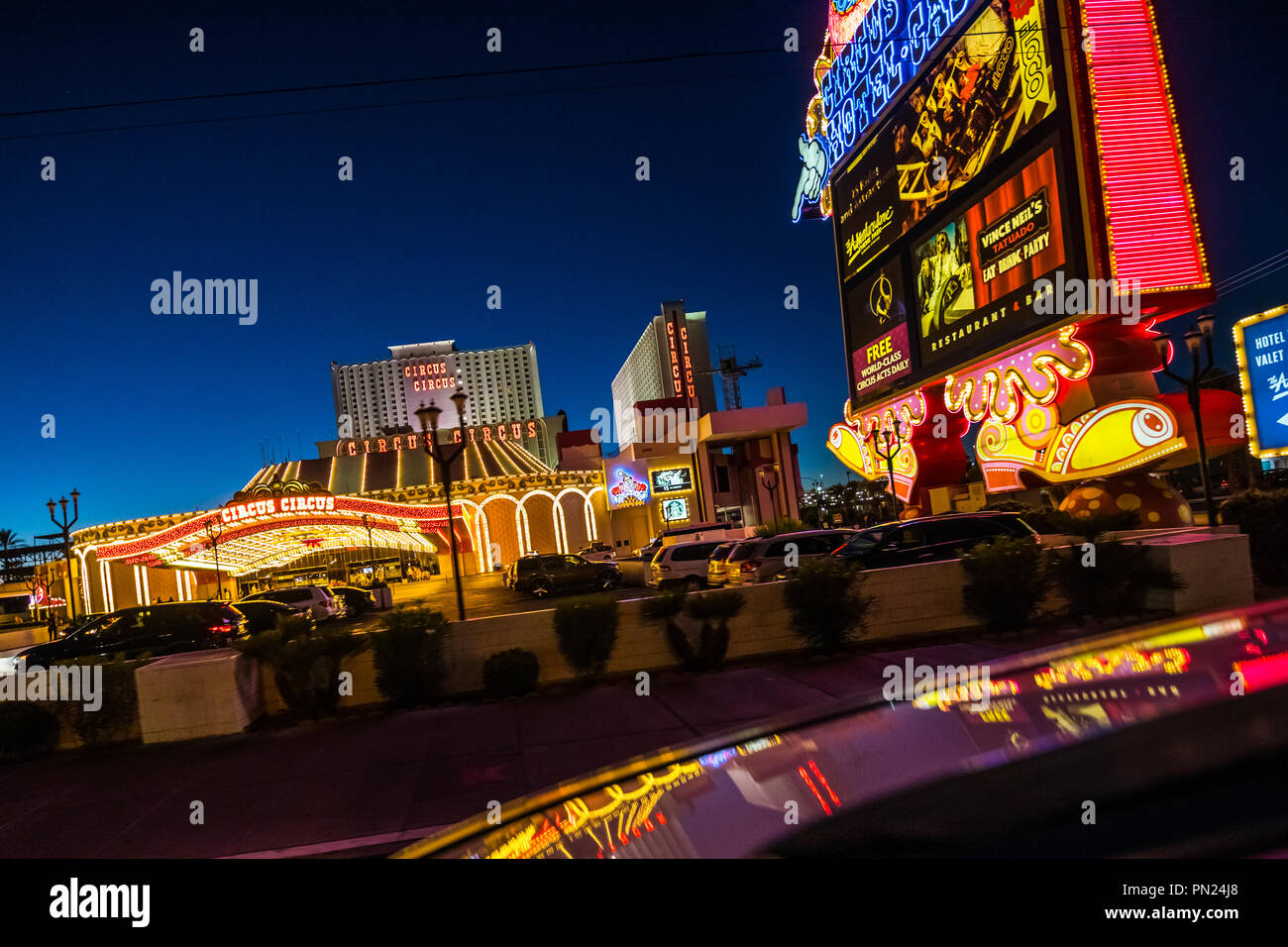 Circus Circus on the Las Vegas Strip Nevada USA September 2018 Stock ...