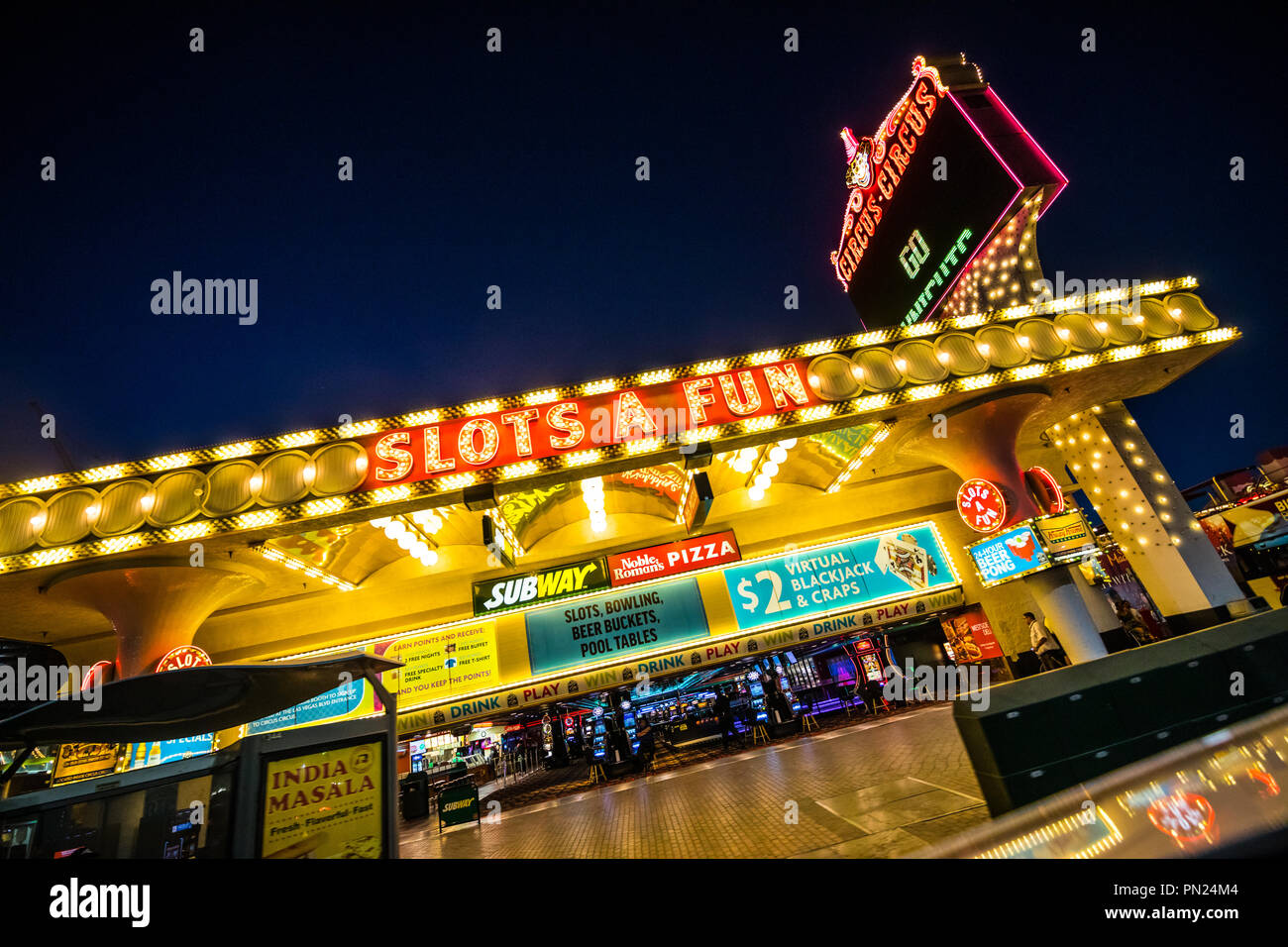 Circus Circus on the Las Vegas Strip Nevada USA September 2018 Stock ...