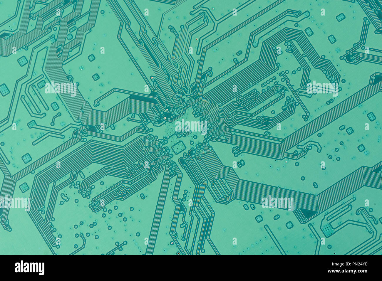 Green electronic board with tracks like a diagonal texture Stock Photo ...