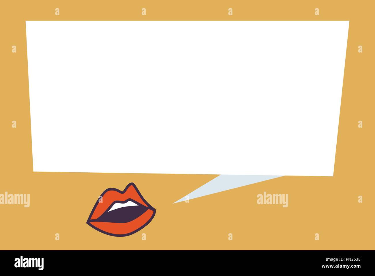 Mouth open singing Stock Vector Images - Alamy