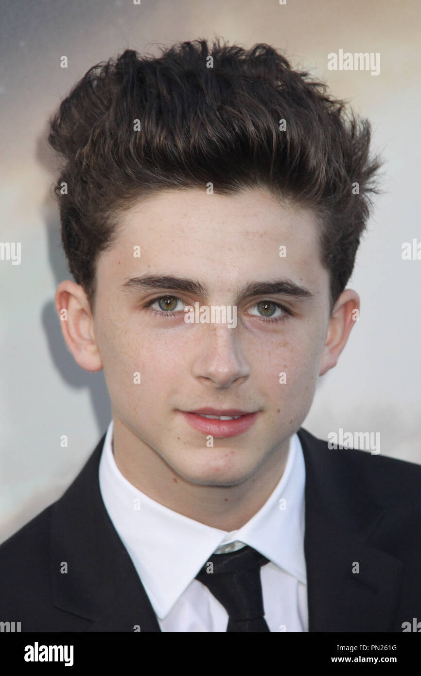 Timothée Chalamet 10/26/2014 "Interstellar" Premiere held at the TCL ...
