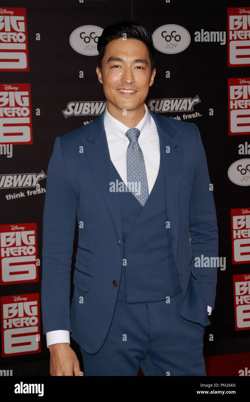 Daniel Henney at the Disney premiere of "Big Hero 6" held at El Capitan ...