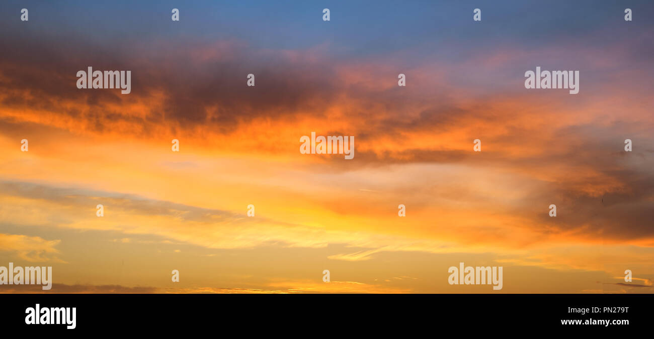 Golden hour sunset Stock Photo - Alamy