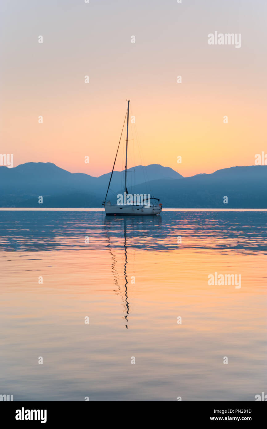 Golden hour sunset Stock Photo - Alamy