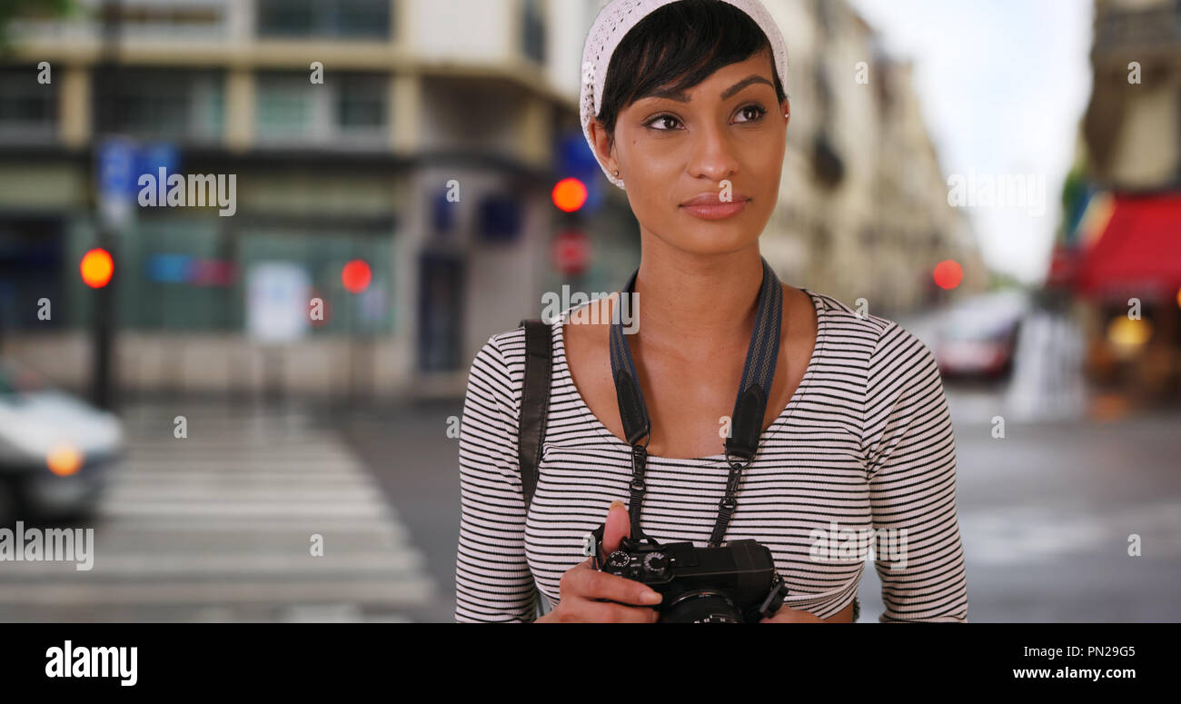 Young lady taking photographs hi-res stock photography and images - Alamy