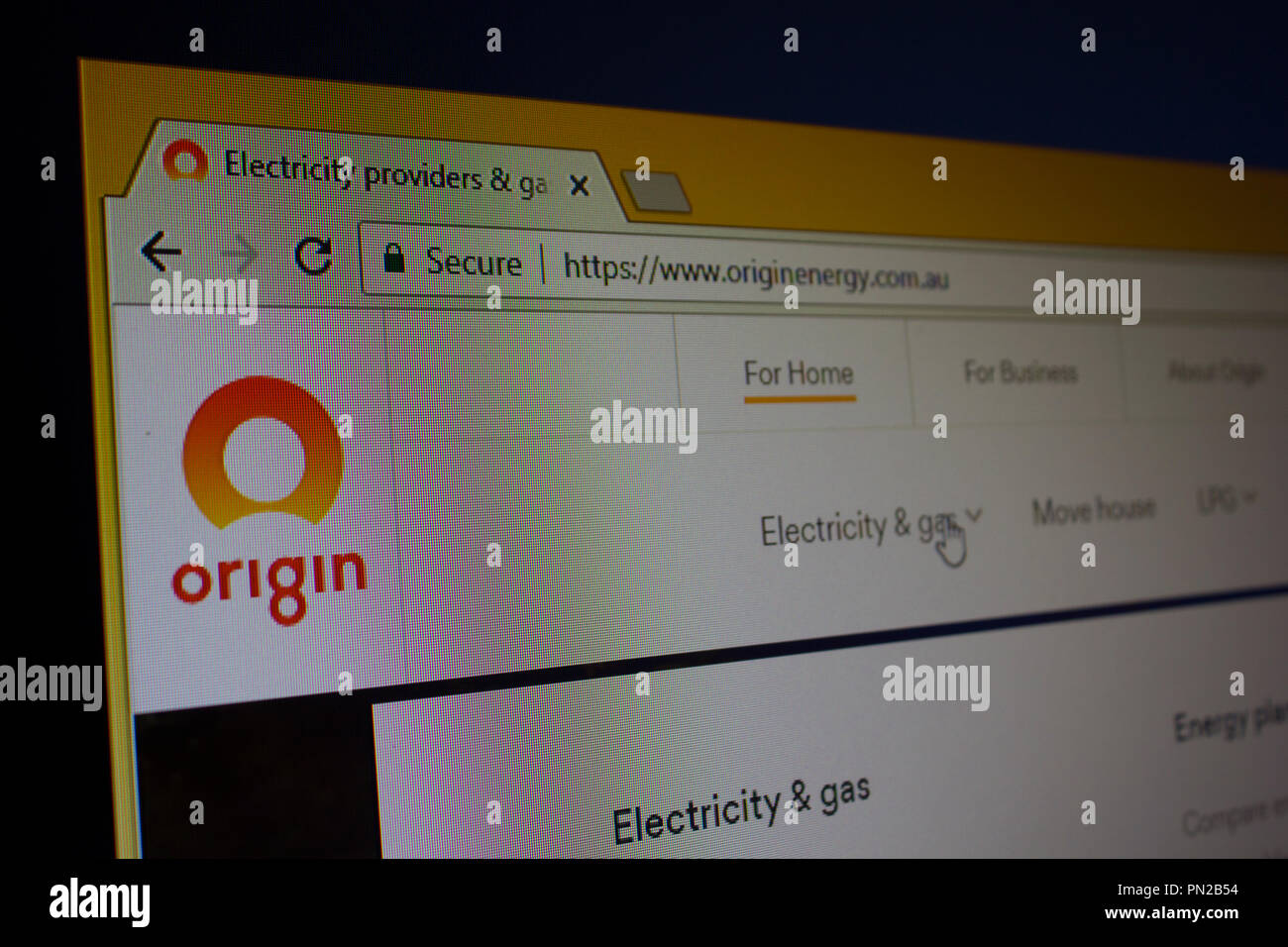 Origin Energy Australia Stock Photo - Alamy
