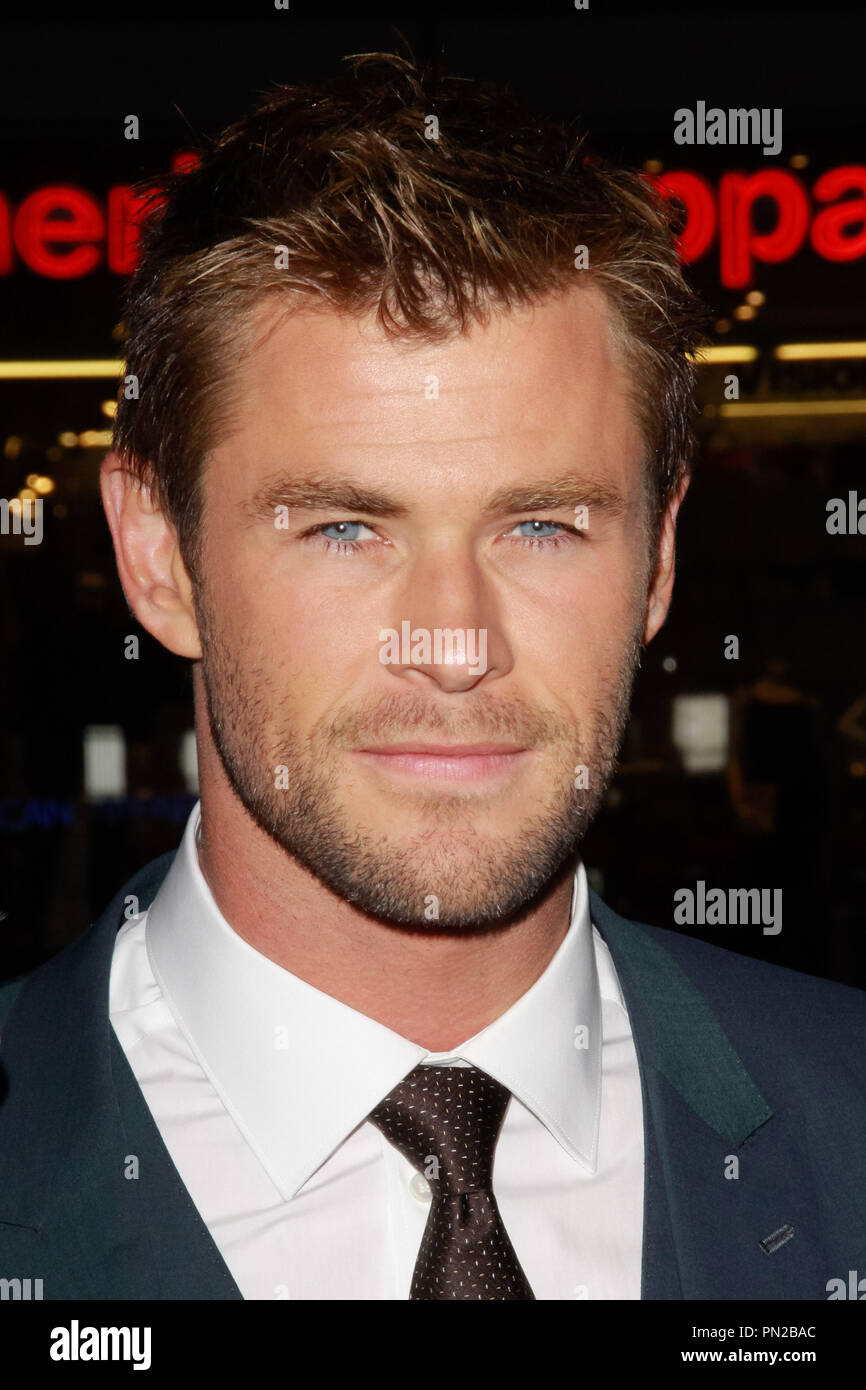 Chris Hemsworth at the World Premiere of Legendary Pictures and ...