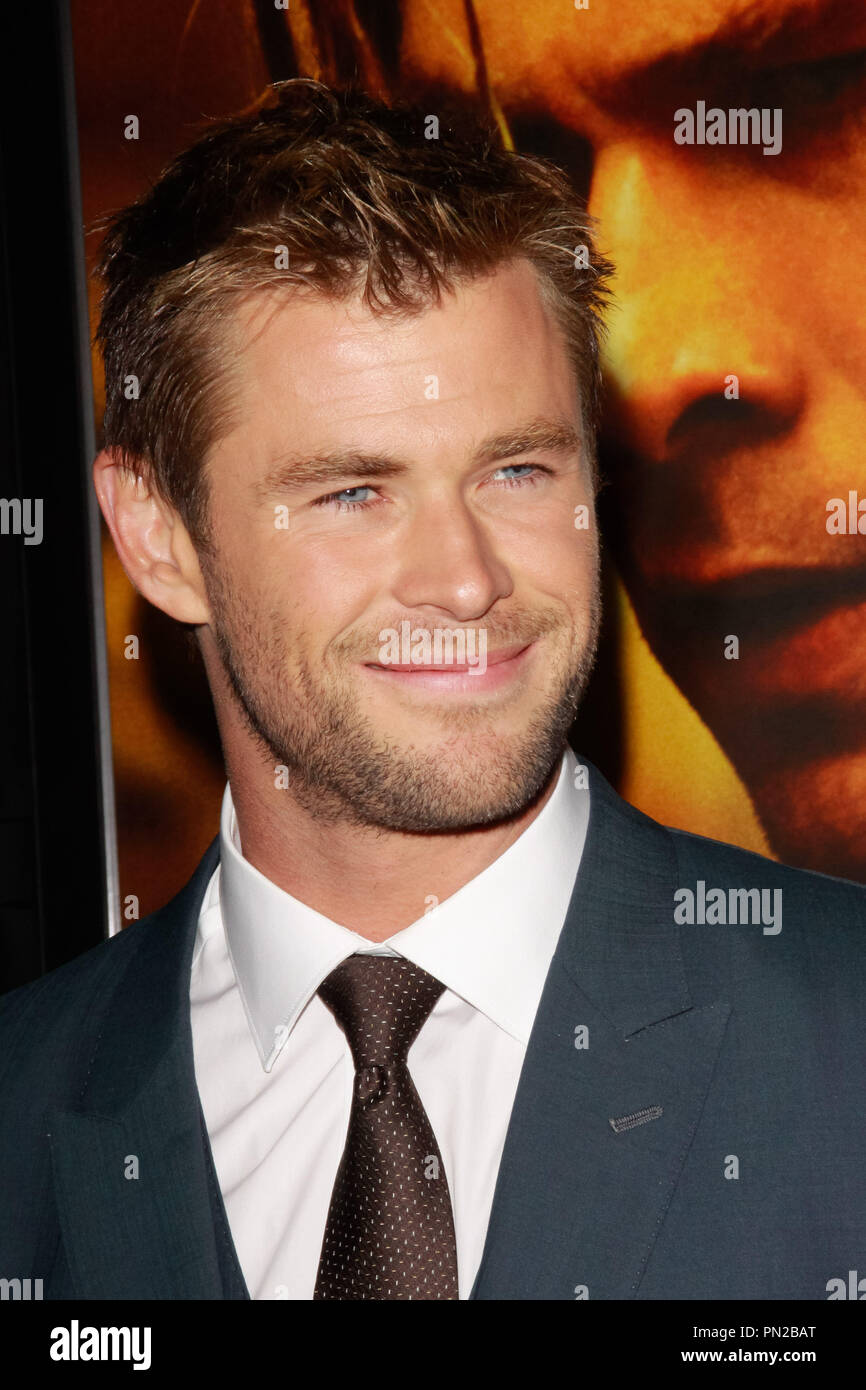 Chris Hemsworth at the World Premiere of Legendary Pictures and ...
