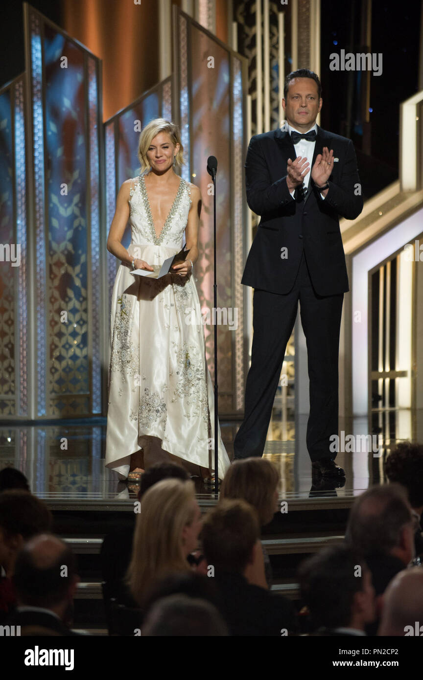 Sienna Miller and Vince Vaughn present for BEST ORIGINAL SCORE – MOTION ...
