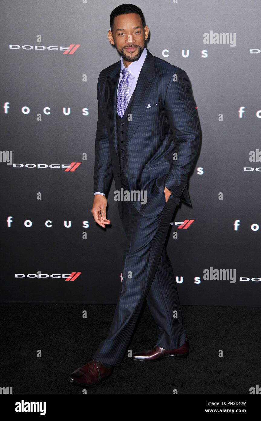 Will Smith at the "Focus" Los Angeles Premiere held at TCL Chinese ...