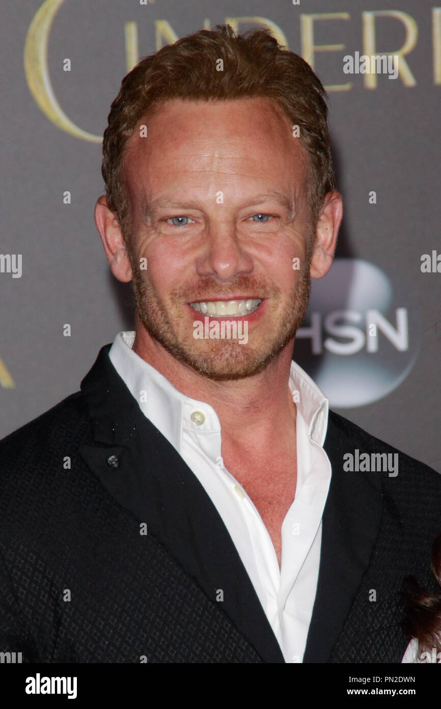 Ian Ziering at the World Premiere of Disney's "Cinderella" held at the ...