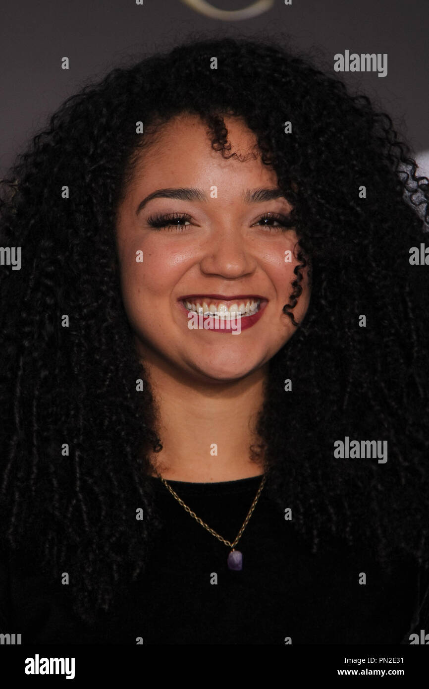 Aisha Dee 03/01/2015 The World Premiere of "Cinderella" held at El ...