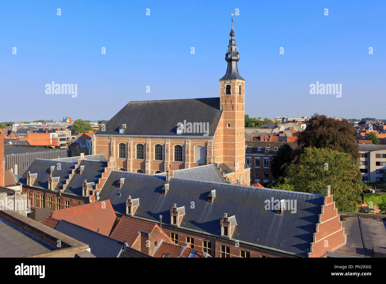 The facade of the 17th-century Roman Catholic Baroque Church of Our ...