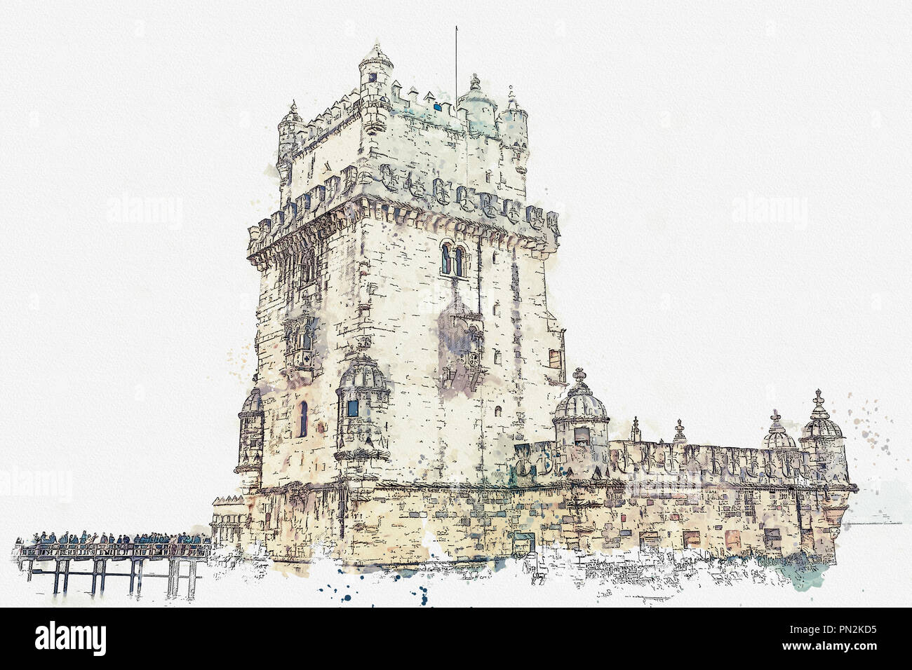 Cartoon torre hi-res stock photography and images - Alamy