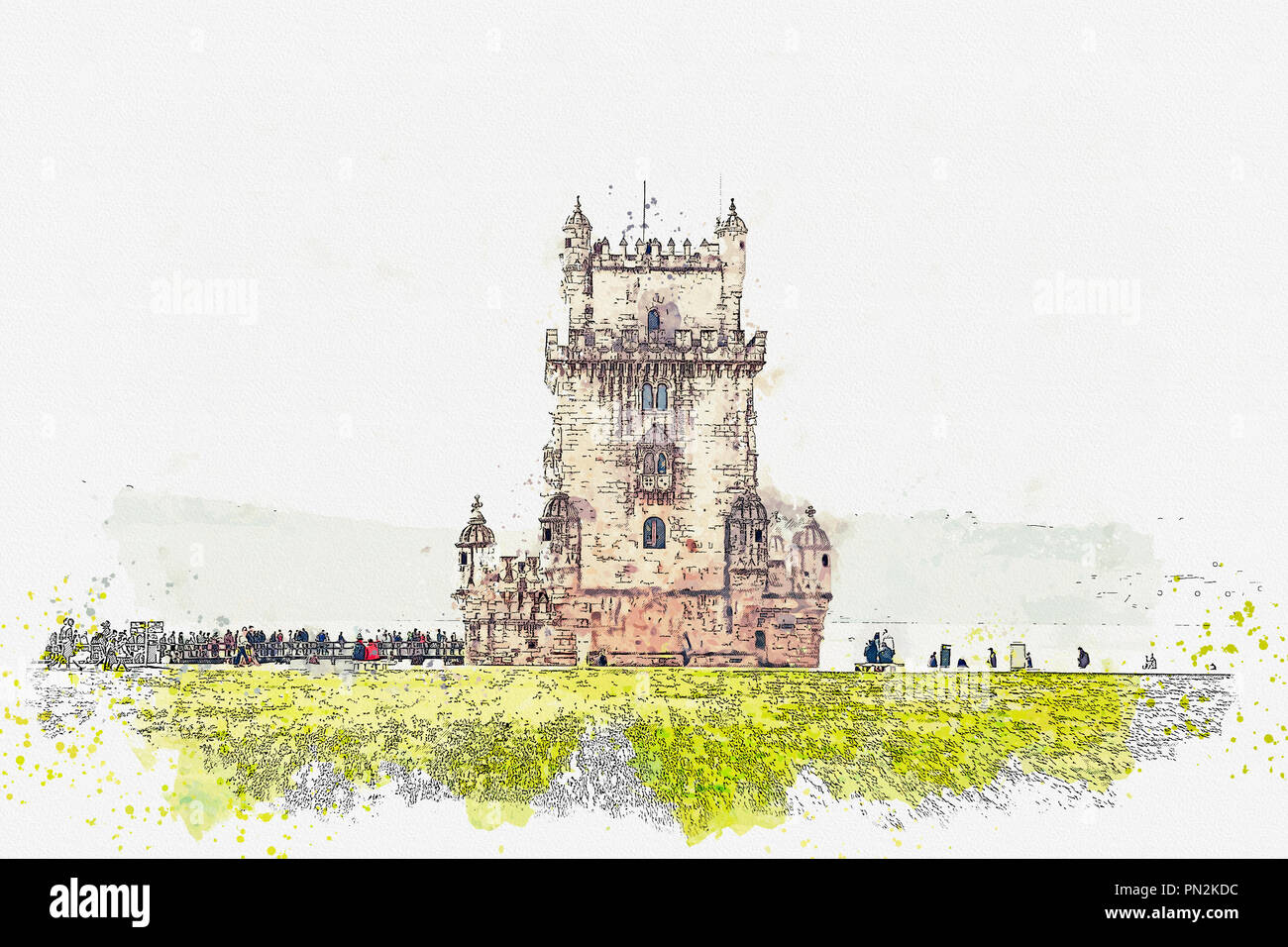 Cartoon torre hi-res stock photography and images - Alamy