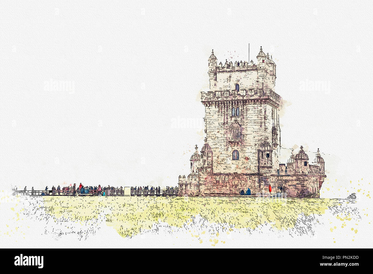 Cartoon torre hi-res stock photography and images - Alamy