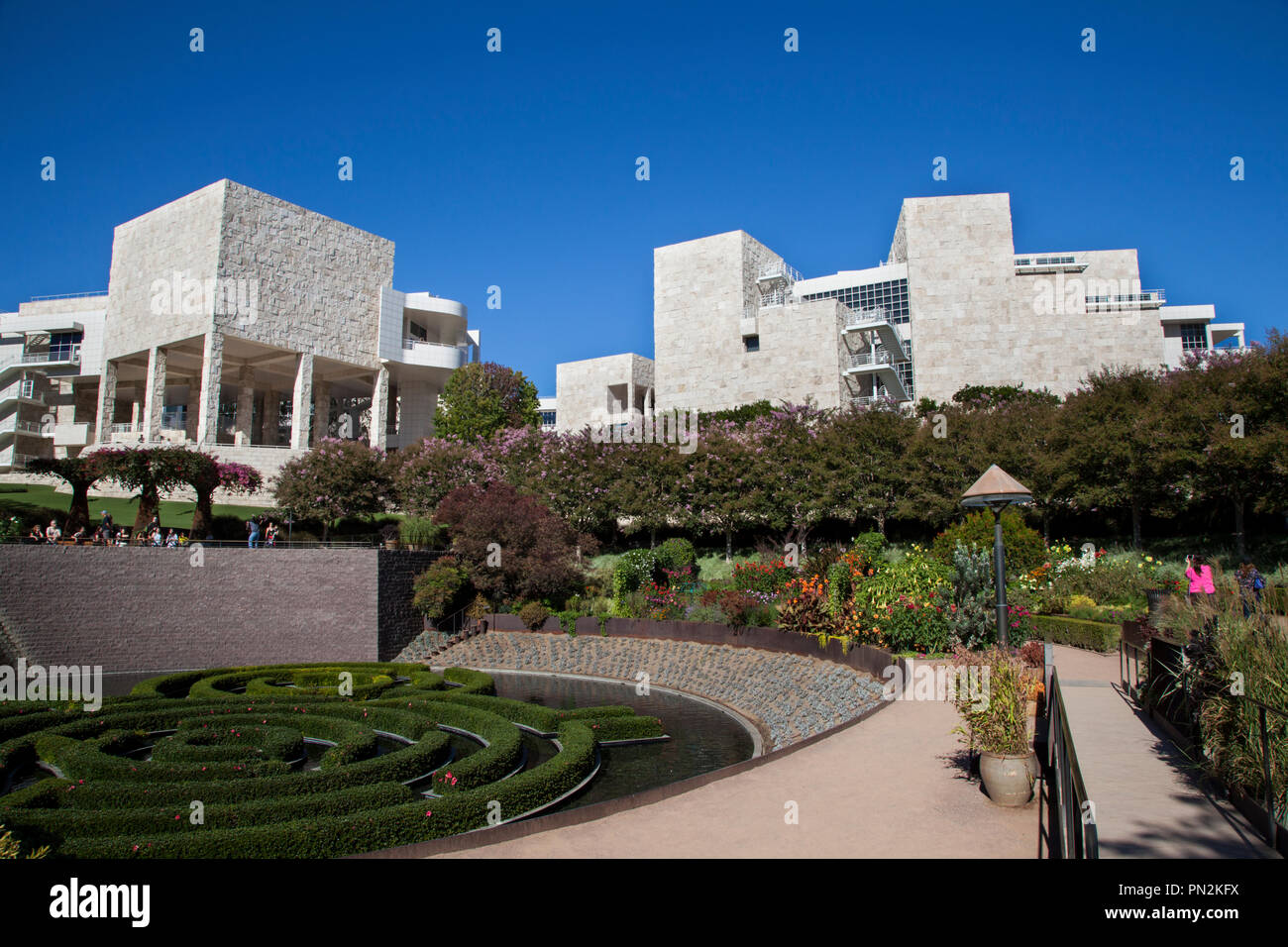 Getty Center, Los Angeles, California - September 2018. The beautiful ...