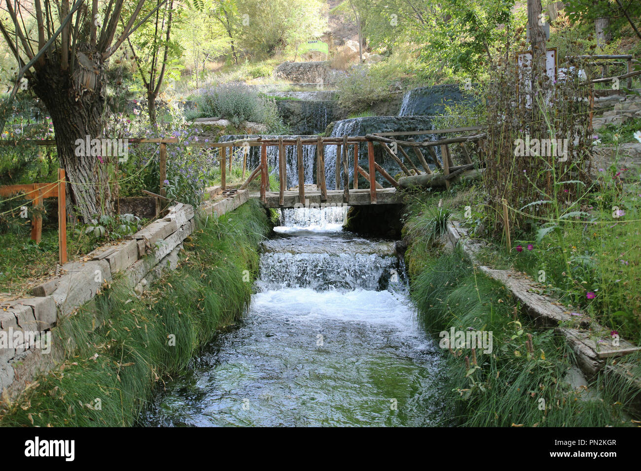 cascade Waterfall. TURKEY/ERZINCAN Stock Photo - Alamy