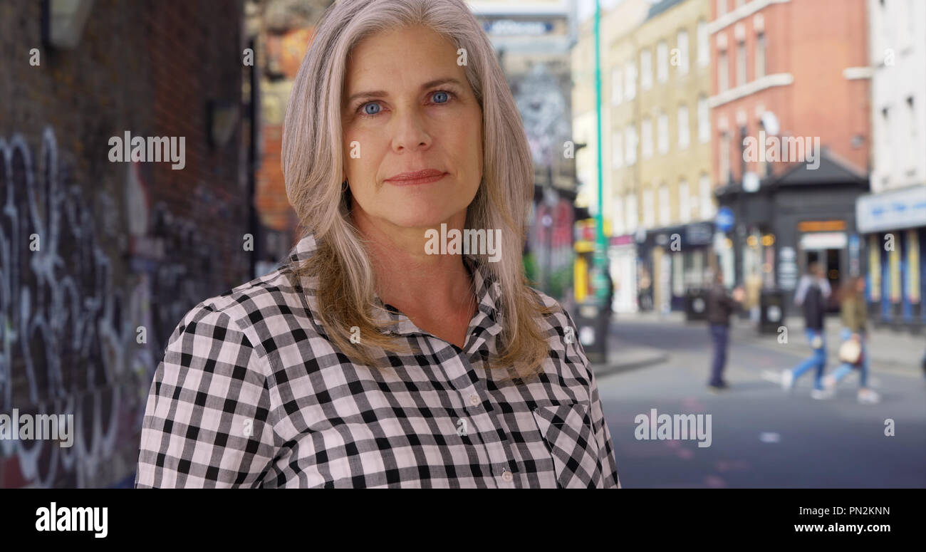 Strict elderly woman portrait hi-res stock photography and images - Alamy