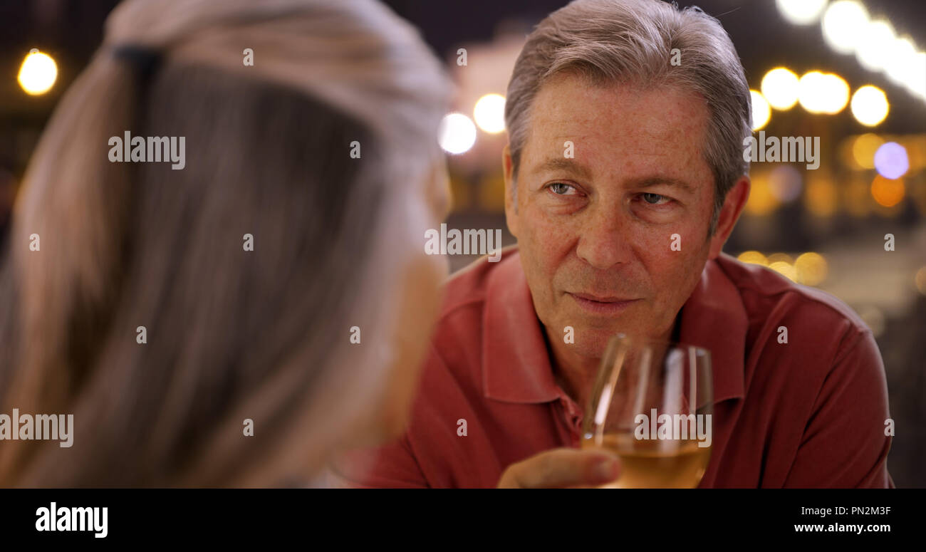 Old man conversation cafe elderly hi-res stock photography and images ...