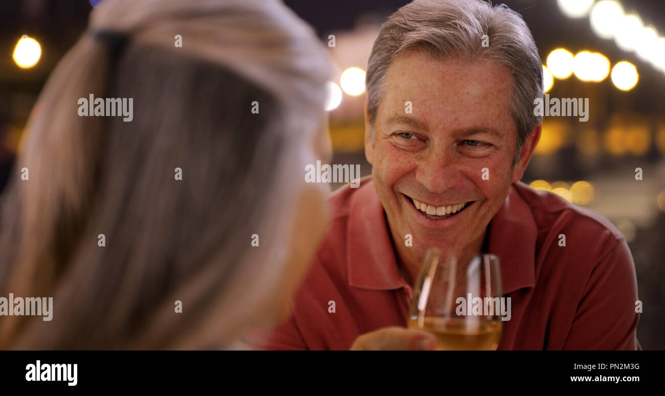 Old man conversation cafe elderly hi-res stock photography and images ...
