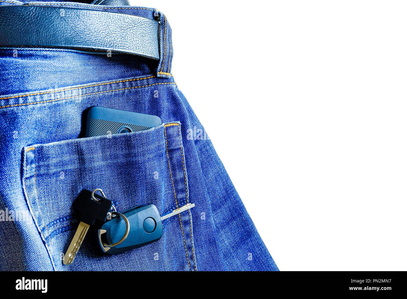 Keys in pocket hi-res stock photography and images - Alamy