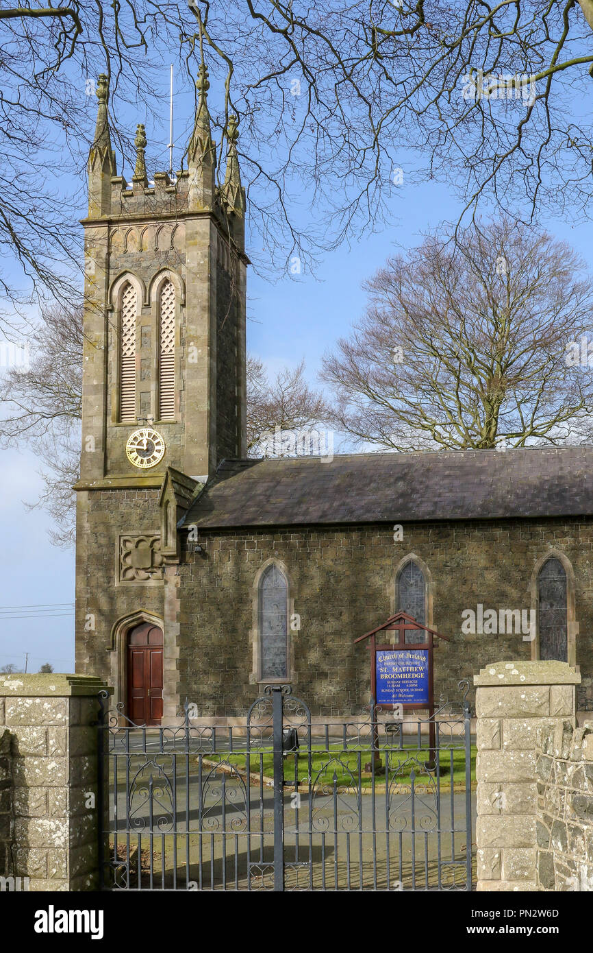 St matthews parish church broomhedge hi-res stock photography and ...