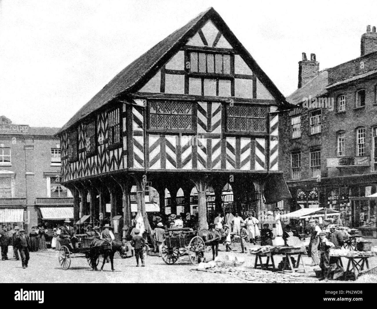 Victorian market place hi-res stock photography and images - Alamy