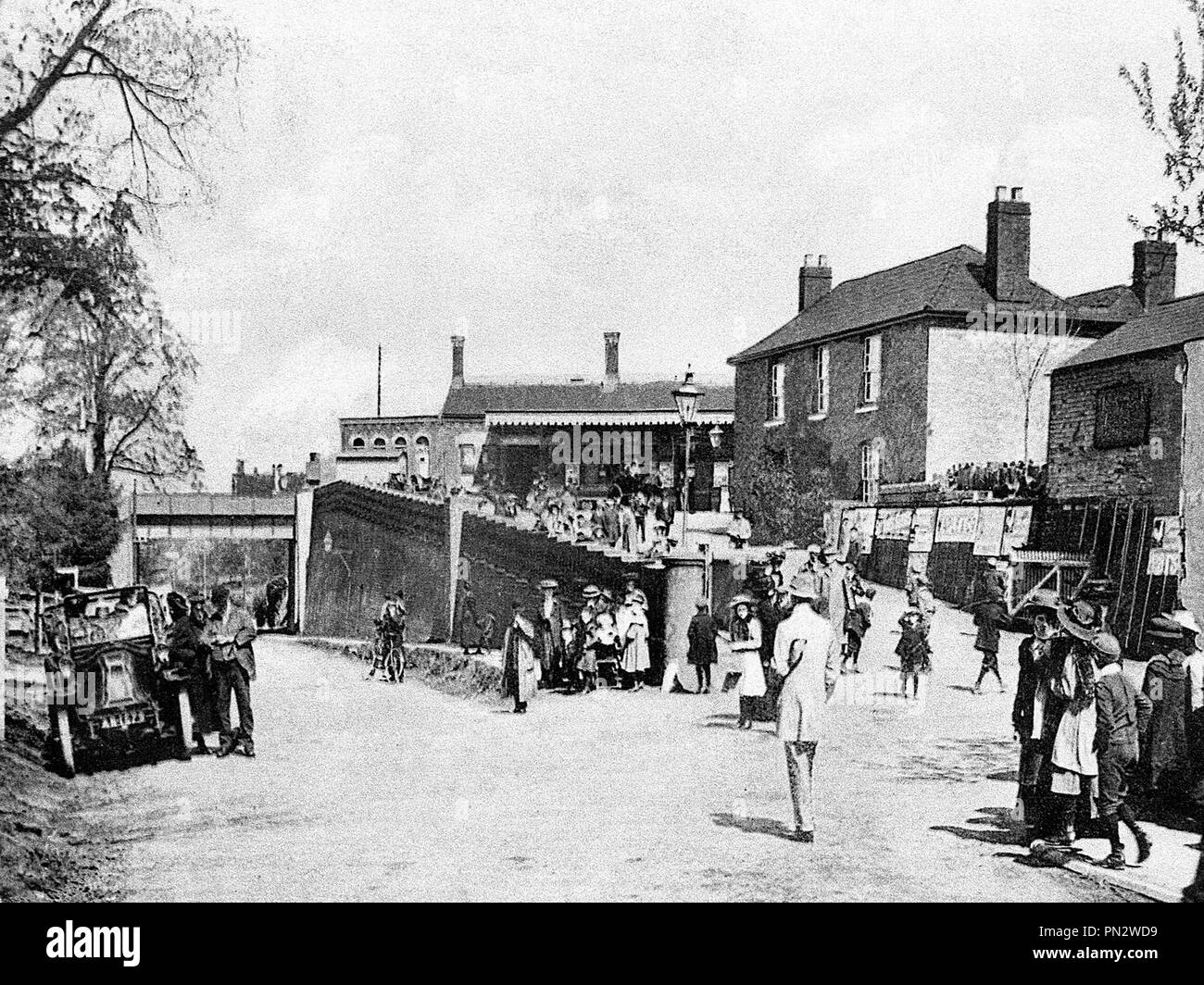 Ledbury Railway Station, early 1900s Stock Photo - Alamy