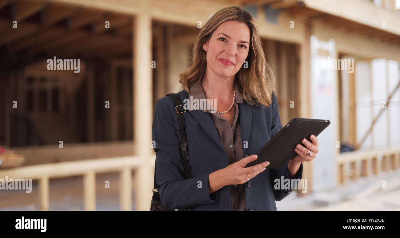 Modern housing development woman happy hi-res stock photography and ...