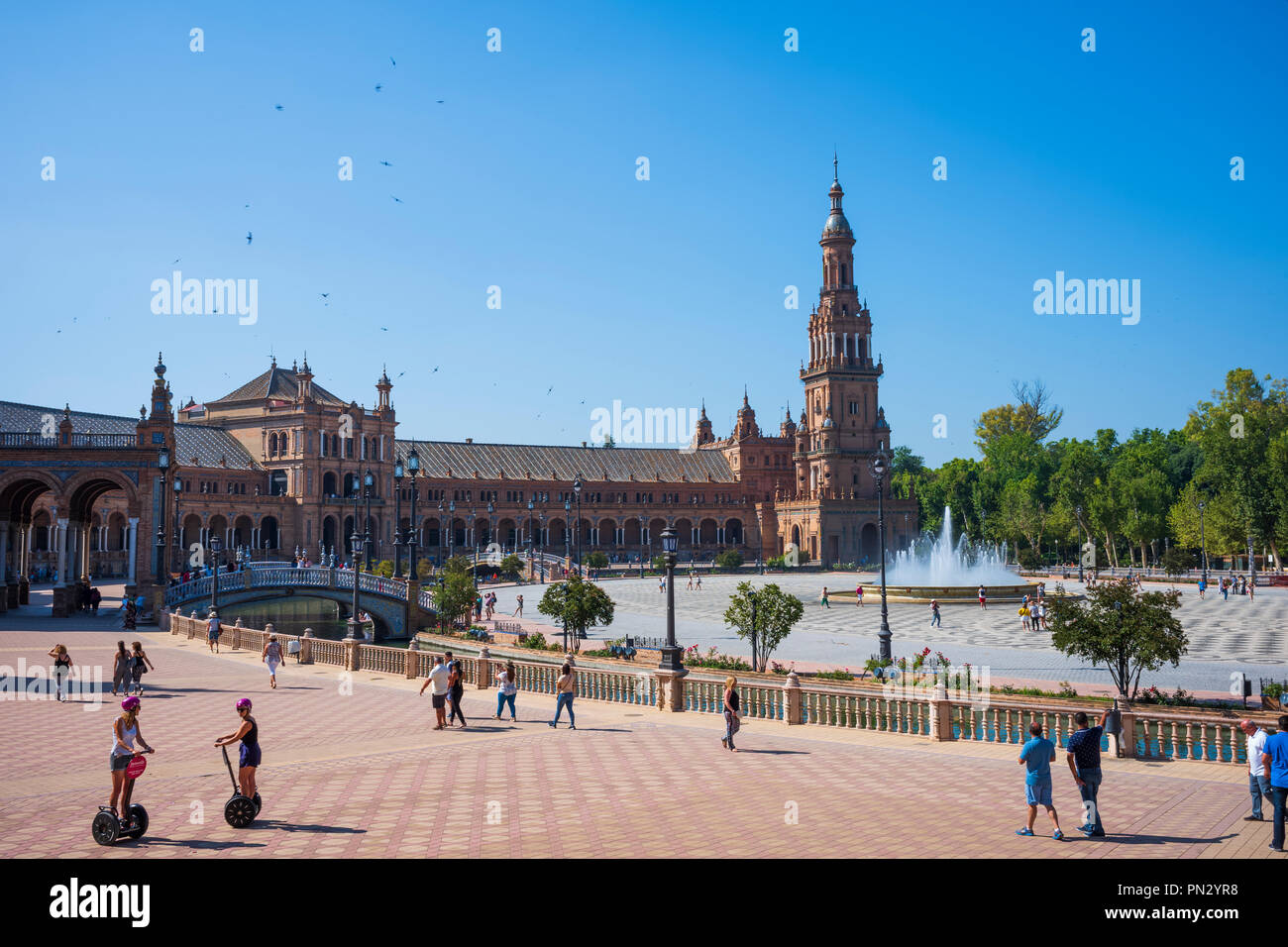 Built in 1928, the Plaza de España is a landmark example of Regionalism ...