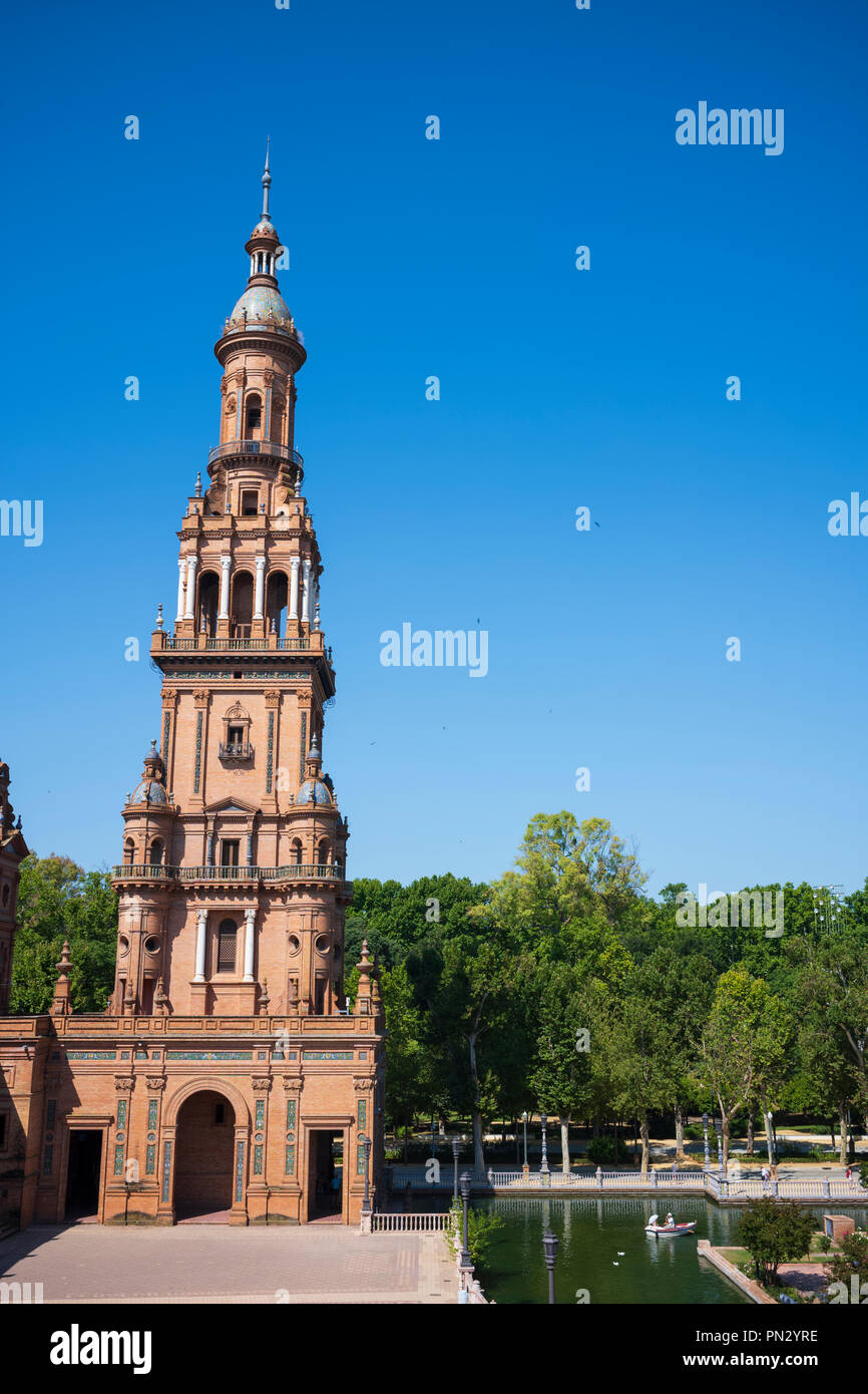 Built in 1928, the Plaza de España is a landmark example of Regionalism ...