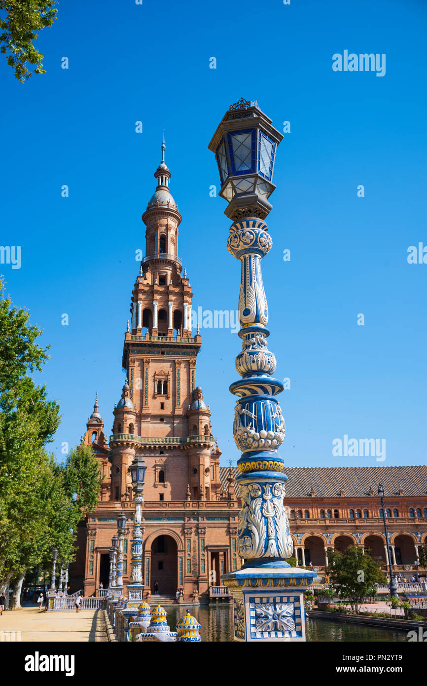 Built in 1928, the Plaza de España is a landmark example of Regionalism ...