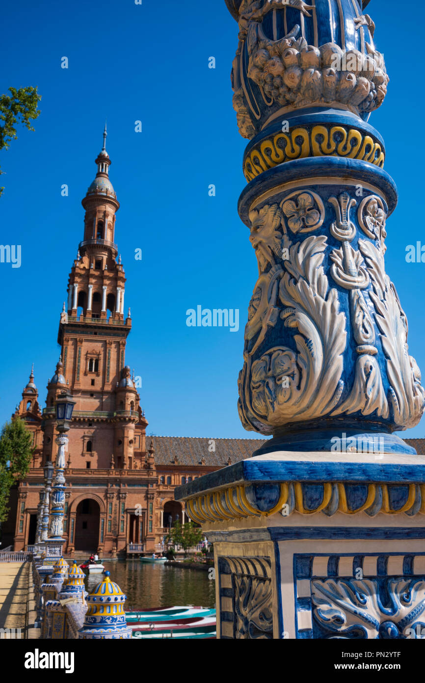 Built in 1928, the Plaza de España is a landmark example of Regionalism ...